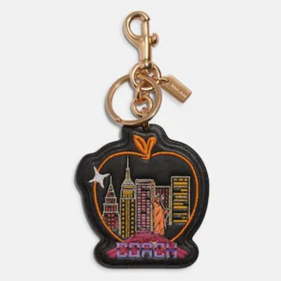 Coach | Accessories | Nwt Authentic Coach Brown Souvenir Skyline Apple ...